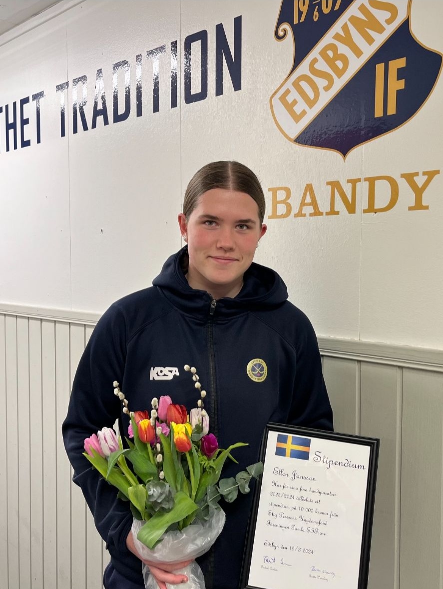 Stipendium till damlagets Ellen Jansson – Bandybyn